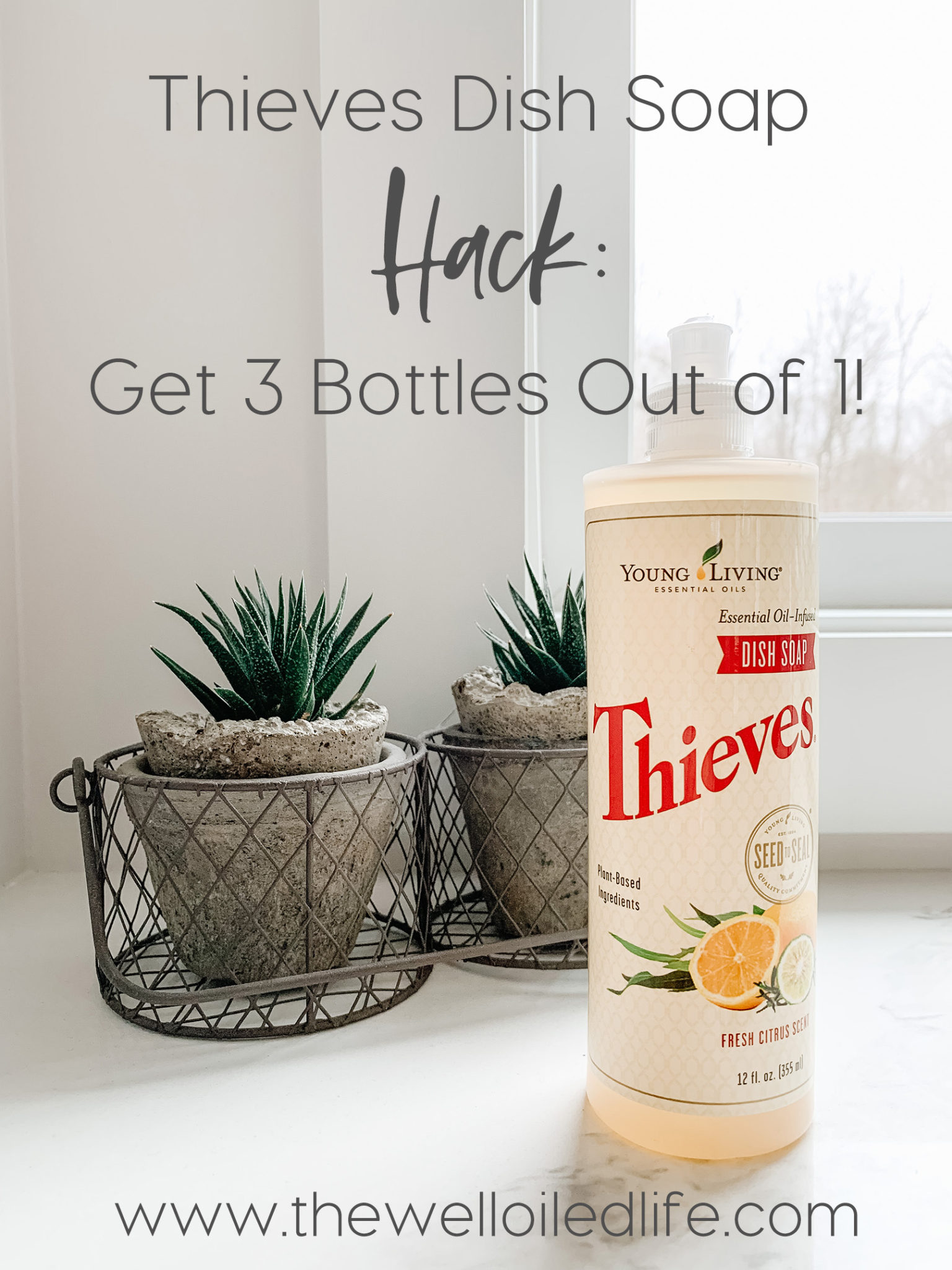 Thieves Dish Soap Hack – Get 3 Bottles Out of 1!